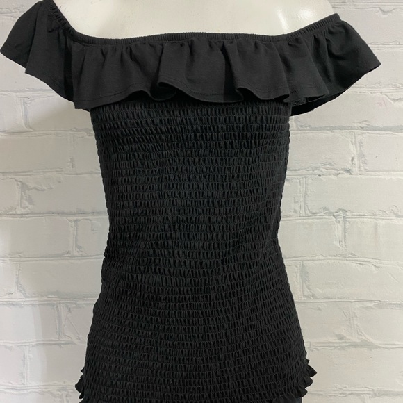 No Comment | Tops | Ruffled Off Shoulder Tube Top | Poshmark